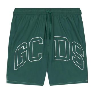 GCDS Zweifarbige Badeshorts - - Swimwear - Herren - Gr&uuml;n - S