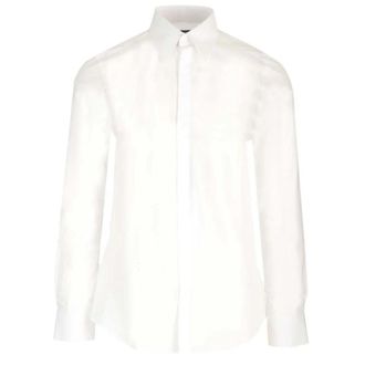 Dolce & Gabbana Hemd mit verdecktem Verschluss - - Shirts - Herren - Wei&szlig; - L