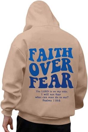 Generic Sweat a Capuche Homme Sweatshirt Hooded Sweats &agrave; Capuche Homme Manches Longues avec Imprim&eacute; Graphique Avant et Arri&egrave;re pour Look Relax&eacute;