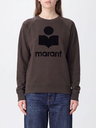 Isabel Marant Sweatshirt aus Baumwollmischung mit Rundhalsausschnitt und Flock-Logo
