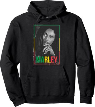 Bob Marley Offizieller Bob Marley Foto, Weiß Pullover Hoodie