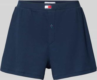 Tommy Hilfiger Regular Fit Pyjama Shorts aus Baumwoll-Mix