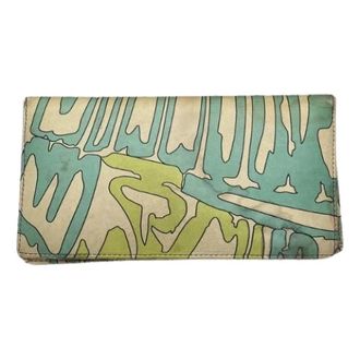 Emilio Pucci Portefeuille en cuir Pre-owned - Femme - Pre-owned - Multicolore - Taille: ONE Size