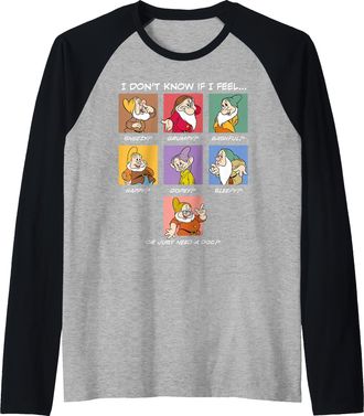 Disney Seven Dwarfs Current Mood I Dont Know if I Feel... Raglan
