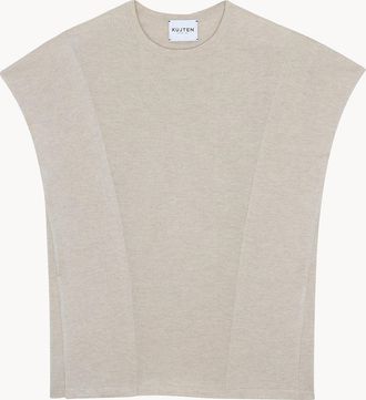 Kujten Top col rond soie cachemire - T-Shirt Ambrosia