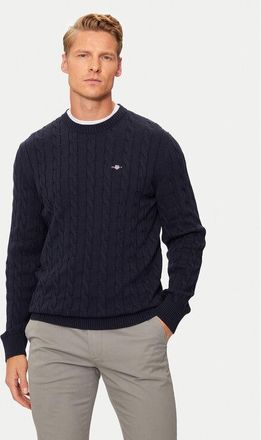 GANT Pullover 8050601 Dunkelblau Regular Fit