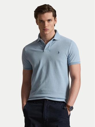 Polo Ralph Lauren Poloshirt 710970582001 Hellblau Custom Slim Fit