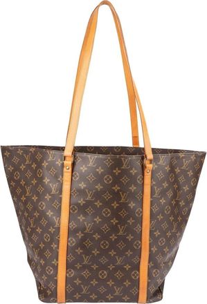 Louis Vuitton Crossbody Bags - Louis Vuitton Canvas Monogram Sac Shopping Shoulde - Gr. unisize - in Braun - f&uuml;r Damen