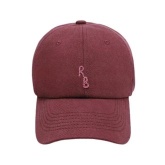 Ruslan Baginskiy Femme, Accessoires, Rouge, Taille: ONE Size Casquette de baseball brod&eacute;e
