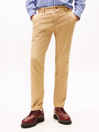 Tommy Jeans Chinohose TOMMY JEANS SCANTON, Herren, Gr. 32, L&auml;nge 32, schwarz dune, Twill, Obermaterial: 96% Baumwolle, 4% Elasthan, unifarben, slim fit lang, Hose