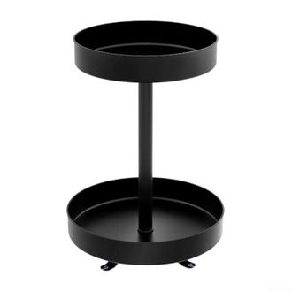 Generic &Eacute;tag&egrave;re &agrave; &eacute;pices rotative pour comptoirs de cuisine, bo&icirc;te de rangement pour sali&egrave;re et bouteilles de sauce, organiseur compact avec plateau rotatif &agrave;