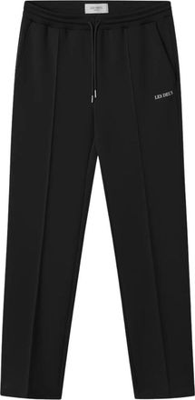 Les Deux Sweatpants mit Stretchanteil und Label-Schriftzug in