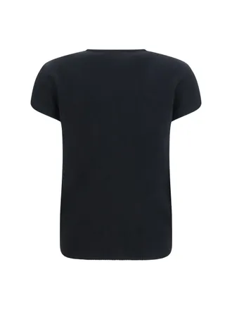 Balmain Womens Sleeveless Wool And Cashmere Sweater Noir