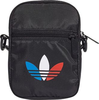 adidas Unisex Adicolor Tricolor Festival Umh&auml;ngetasche, Black, 2.5 x 12 x 17 cm