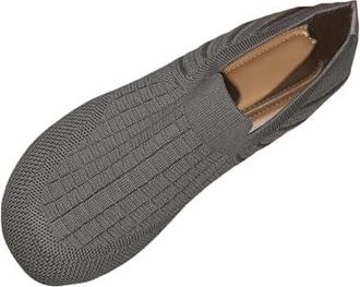 Generic Chaussures de marche &agrave; enfiler pour femme - Coupe large - En maille - Bout rond - L&eacute;g&egrave;res - Respirantes - Classiques - Confortables - Style d&eacute;contract