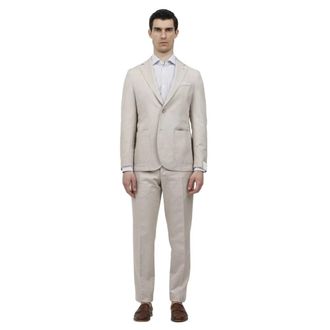L.B.M. 1911 Gewaschenes Stoffkleid mit Resca-Verarbeitung - - Suits - Herren - Beige - M