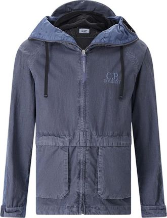 C.P. Company C.p. Company, Homme, Manteaux, Bleu, Taille: XL Goggle Parka