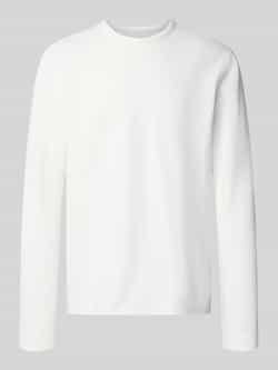 Mc Neal Longsleeve mit Strukturmuster und Rundhalsausschnitt