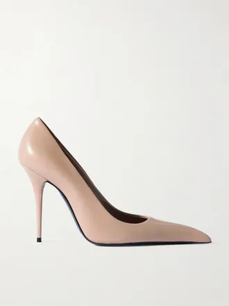Saint Laurent Élysée Pumps Aus Leder - Neutral