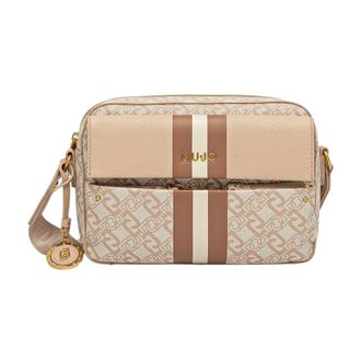 Liu Jo Sac bandouli&egrave;re moyen avec poche - Femme - Sacs - Beige - Taille: ONE Size