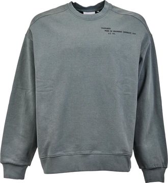 Carhartt Work in Progress Homme, Sweatshirts et sweats &agrave; capuche, Vert, Taille: L Punched SweaT-shirt