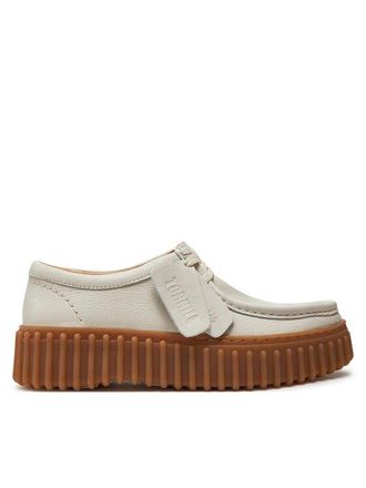 Clarks Halbschuhe Torhill Bee 26172085 Écru