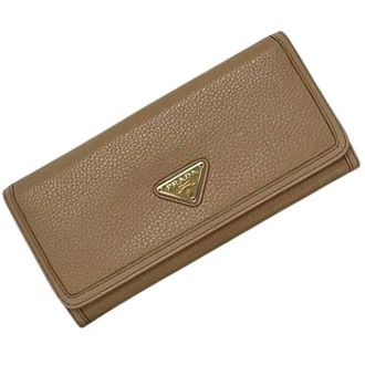 Prada Portefeuille Vintage Pre-owned - Femme - Pre-owned - Beige - Taille: ONE Size