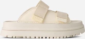 UGG GoldenGlow Slide f&uuml;r Kinder in White, Gr&ouml;&szlig;e Synthetik