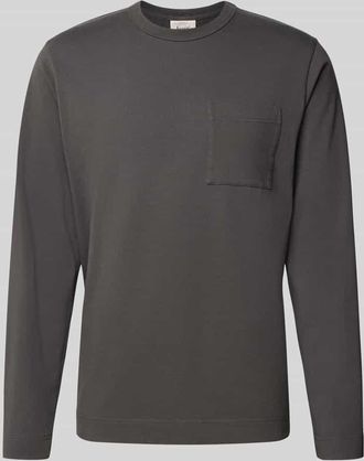 For&eacute;t Regular Fit Longsleeve aus reiner Bio-Baumwolle Modell PLANET