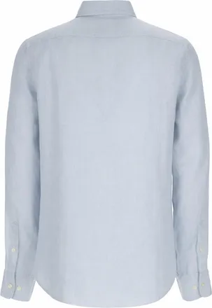 120% Lino Linen Shirt - Blue