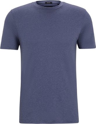 HUGO BOSS Tessler 62 T-Shirt f&uuml;r Herren, Meliert (Marine)