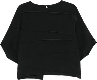 Liviana Conti Femme, Blouses et Chemises, Noir, Taille: 40 FR Iris Blouse