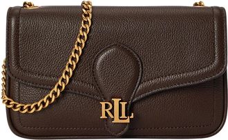 Ralph Lauren Bradley Portefeuille &agrave; cha&icirc;ne - Grand mod&egrave;le - Femme - Sacs - Brun - Taille: ONE Size