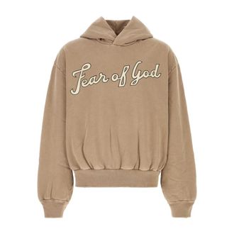 Fear of God Biscuit Cotton Sweatshirt - - Sweatshirts & Hoodies - Herren - Braun - S