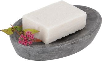 Guru Shop Marmor Seifenschale, Zen Schale F&uuml;r den Waschtisch - Grau10 cm