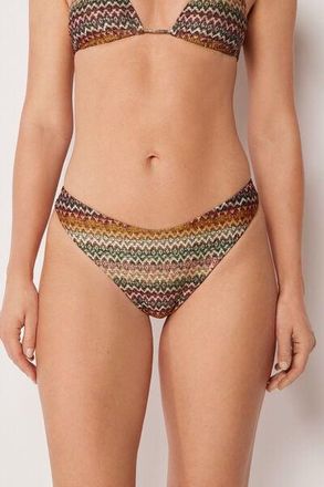 Calzedonia Brazilian-bikinihose Elegant Ethnic Grun