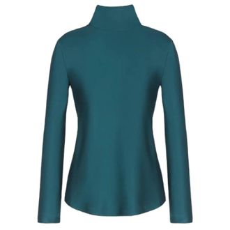 Giorgio Armani Elegante Gr&uuml;ne Seidenbluse - - Tops - Damen - Gr&uuml;n - M