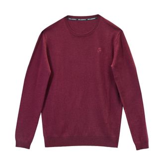 Karl Lagerfeld Homme, Pulls, Rouge, Taille: S Maglione Ricamo Cameo