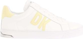 DKNY Abeni Sneaker f&uuml;r Damen, Leder, Zum Schn&uuml;ren (Wei&szlig;)