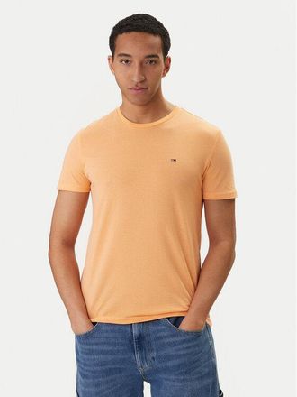Tommy Jeans T-Shirt DM0DM20363 Orange Slim Fit