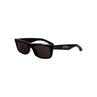 Balenciaga Bb0422S Rechteckige Sonnenbrille - - Accessories - Herren - Schwarzk - 54 MM