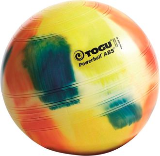 Togu Gymnastikball Powerball ABS marble Sitzball Büroball Fitnessball 65 cm BUNT
