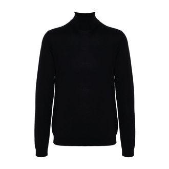 Roberto Collina Leichter- extrafeiner Rollkragenpullover aus Wolle - - Knitwear - Herren - Blau - 3XL