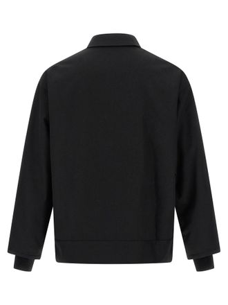 Comme Des Gar&ccedil;ons Mens Black Polyester Full-Length Jacket Clothing