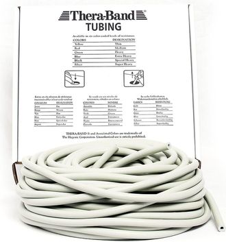 Theraband Widerstandstrainer Tubing 30,50 m 30,50 m, Silber | Super schwer, OneSize