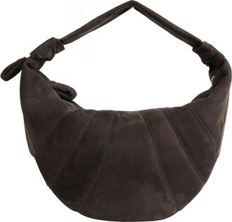 Christophe Lemaire Fortune Leather Croissant Shoulder Bag