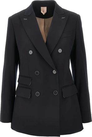 Max Mara Sart double-breasted blazer - Blau