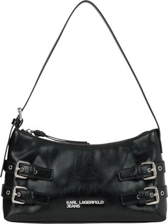 Karl Lagerfeld Femme, Sacs, Noir, Taille: ONE Size KLJ Buckle Shoulder Bag