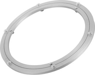 Garneck Schwerlast Aluminiumlegierung Drehplatte Silent Kugellager Drehbarer Servierteller f&uuml;r Esstisch Lazy Susan Basis Staubdicht und Ger&auml;uscharm Einfache I