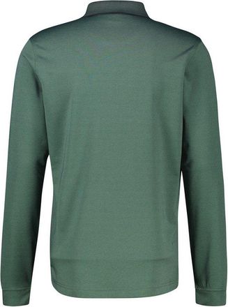 Lerros Langarm-Poloshirt mit Logo-Stickerei